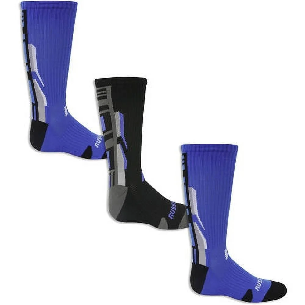 #4-RS-4524-M Russell Performance Crew Socks - $1.25 per pack of 3 (20 ...
