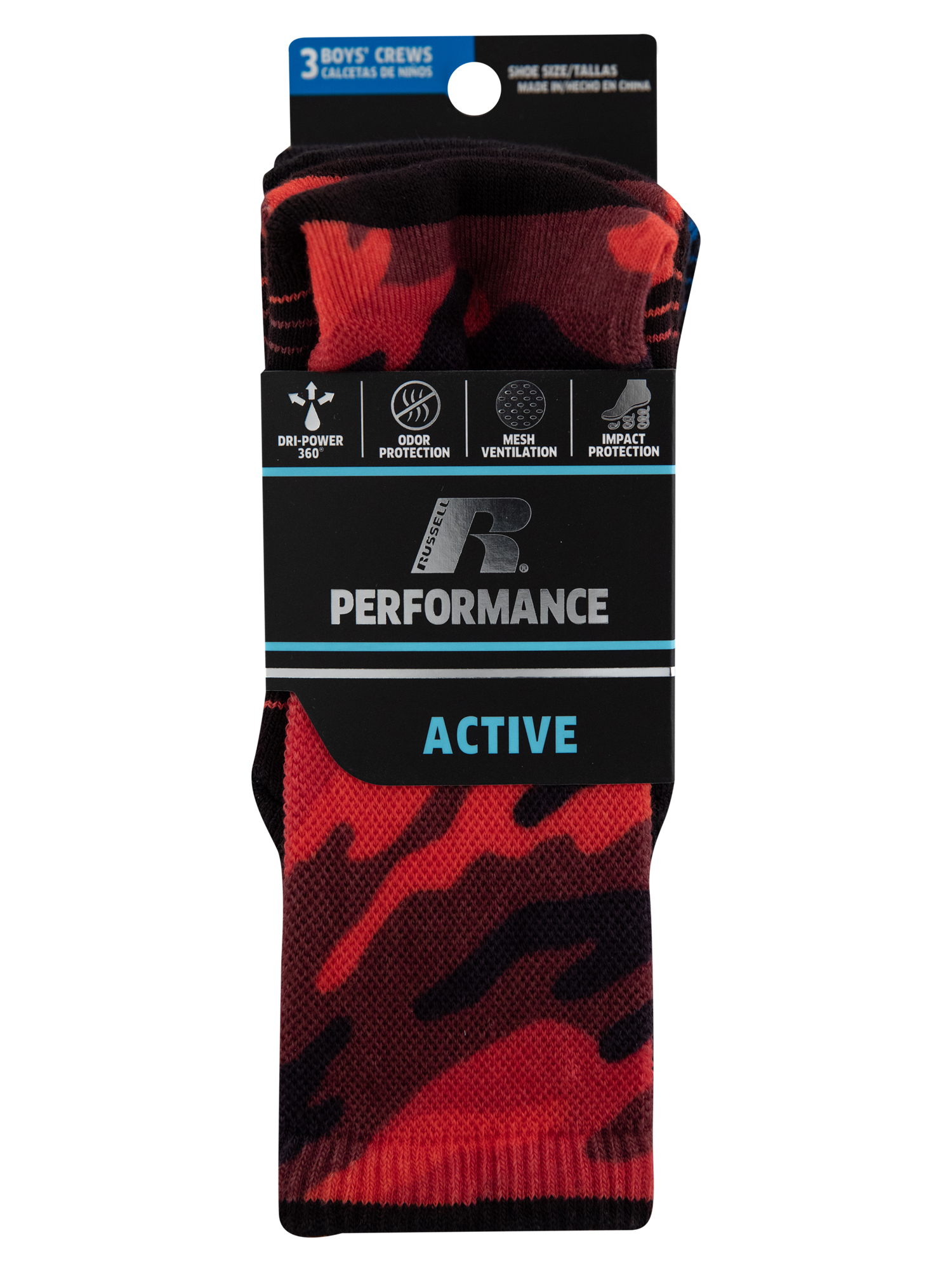 #4-RS-24083 Russell Performance Crew Socks - $1.00 per pack of 3 (23 ...