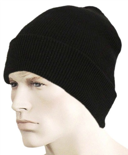 #9H-70010 Winter Knit Hat (Black Only) - $1.15 each (36 Pieces) - North ...