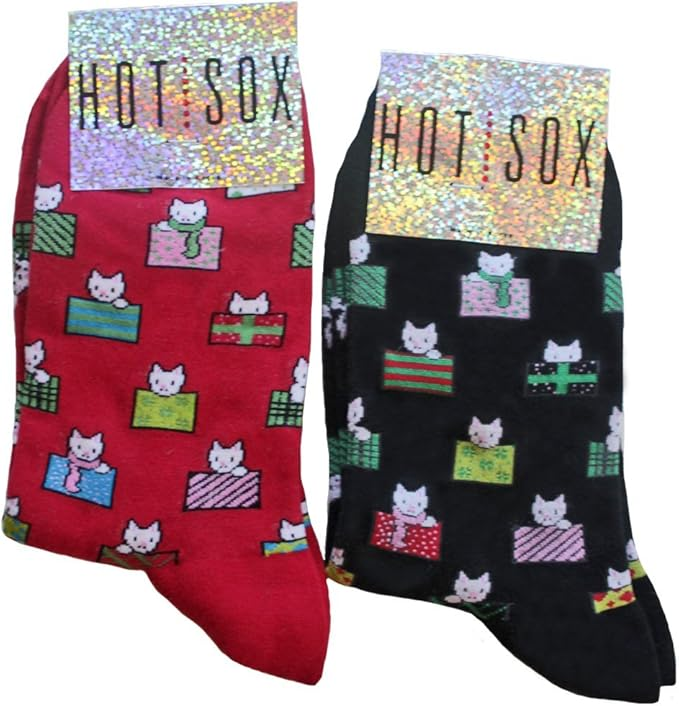#6-HS-220 Women's 'Hot Sox' Holiday Crew Socks (9-11) - $.60 Per Pair ...